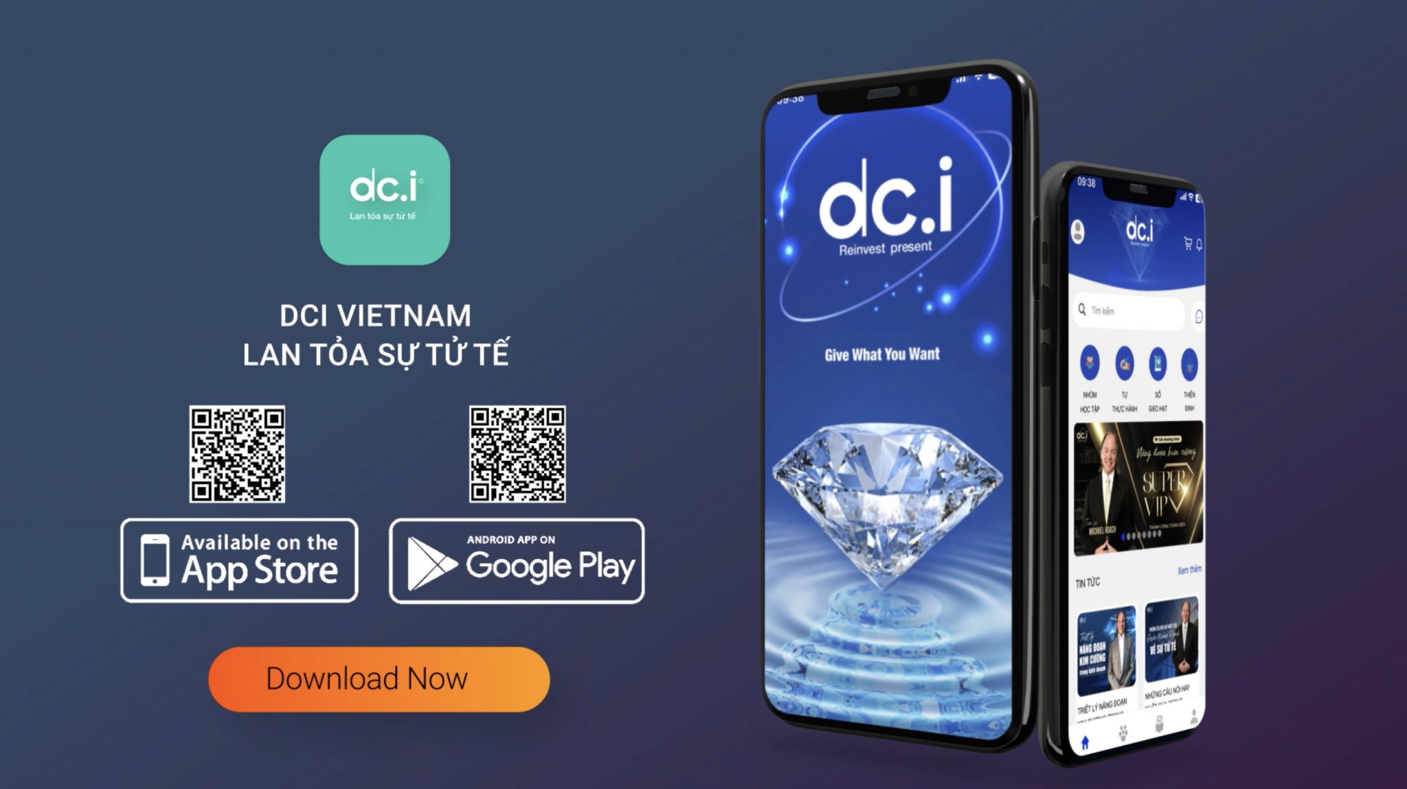 APP DCI - CUỘC CÁCH MẠNG KẾT NỐI CỘNG ĐỒNG TỬ TẾ